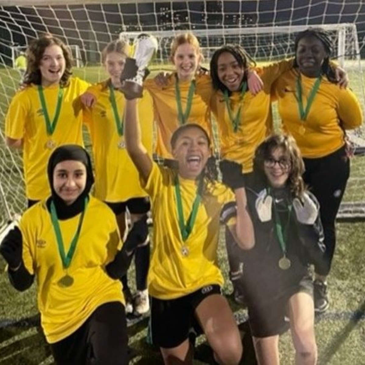 Walthamstow School for Girls - Year 8 Football Team is the Borough Champion