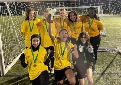 Walthamstow School for Girls - Year 8 Football Team is the Borough Champion